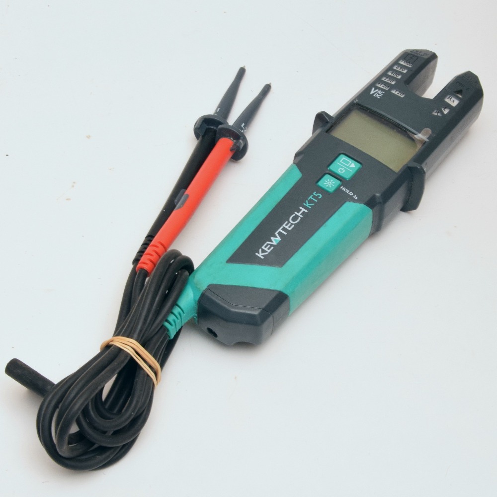 Pre-owned Kewtech KT5 Open Jaw Current And Voltage Tester CAT IV - Own4Less